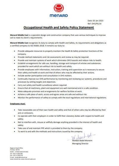 Our Approach - Menard Meca